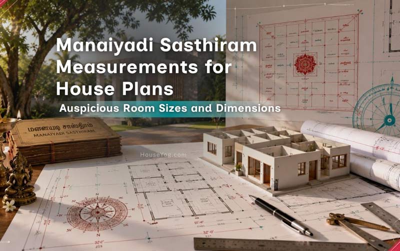 Manaiyadi Sasthiram Measurements for Tamil House Plans