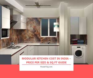 Modular Kitchen Cost in India 2025 - Per Sq Ft & Size Wise Price Guide
