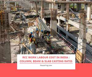 RCC Work Labour Cost in India (2026) | Column, Beam & Slab Rates